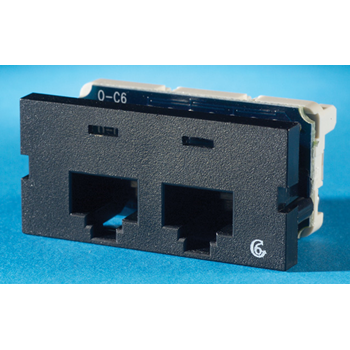 Ortronics Category 6 Series II | S22600-00 Two Port | ShowMeCables.com