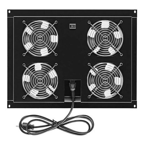 ShowMeCables Cabinet top-mount (4 UL listed fans) fan panel, 110v, with ...
