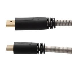ShowMeCables Armored DisplayPort to HDMI Cable, 4K Resolution, Black ...