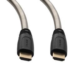 ShowMeCables Armored Ultra High Speed HDMI Cable, 30 AWG, Black, 1M ...