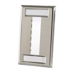 Ortronics TracJack Wall Plate | 403STJ13 Stainless Steel Face Plate ...