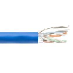 ShowMeCables Category 6a 10gig Ethernet Bulk Cable, F/UTP Shielded, +105°C Plenum CMP Jacket ...