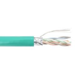 ShowMeCables Category 6a 10gig Ethernet Bulk Cable, F/UTP Shielded, +105°C Plenum CMP Jacket ...
