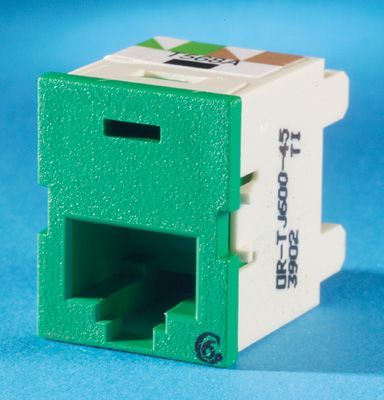 Clarity 6 TrackJack Information Outlet | 180 degree Cat6 | ShowMeCables.com