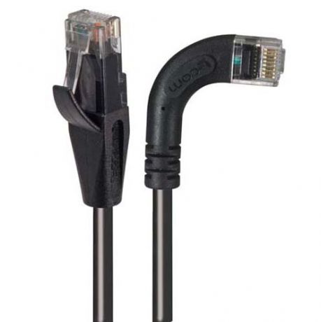 L-com Cat6 Right Angle Ethernet Patch Cord - Straight to Right Angle ...