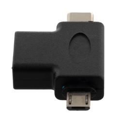ShowMeCables USB T Adapter, A Female to C Male/Micro Male ...