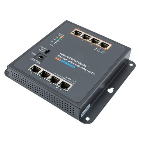 Gigabit Industrial Ethernet Switch | 10/100/1000BASE-T Gigabit Wall ...
