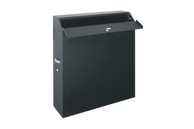 WRS Series Low Profile Wall Mount Cabinet - Black Finish - 6 RU ...