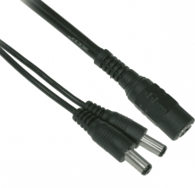 DC Power Cables - Open, 2.1mm, 2.5mm, USB A, Right Angle, Splitter ...